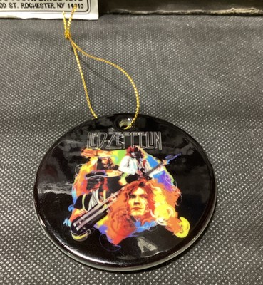 Led Zeppelin Themed Ceramic Hanging Christmas Ornament (Ornamentally ...