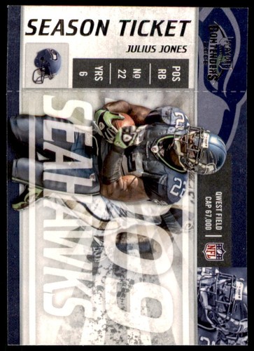 2009 PLAYOFF CONTENDERS JULIUS JONES SEATTLE SEAHAWKS #86 | eBay