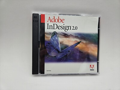 Adobe InDesign 2.0 with serial key. 2 discs Macintosh | eBay