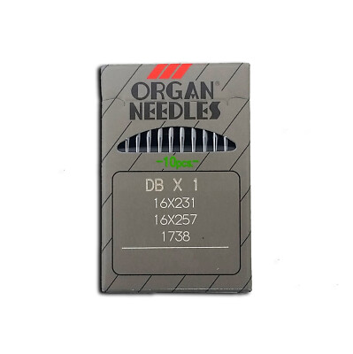 10pc Organ DBx1 Industrial Sewing Machine Needles 16X231 16X257 FOR ...