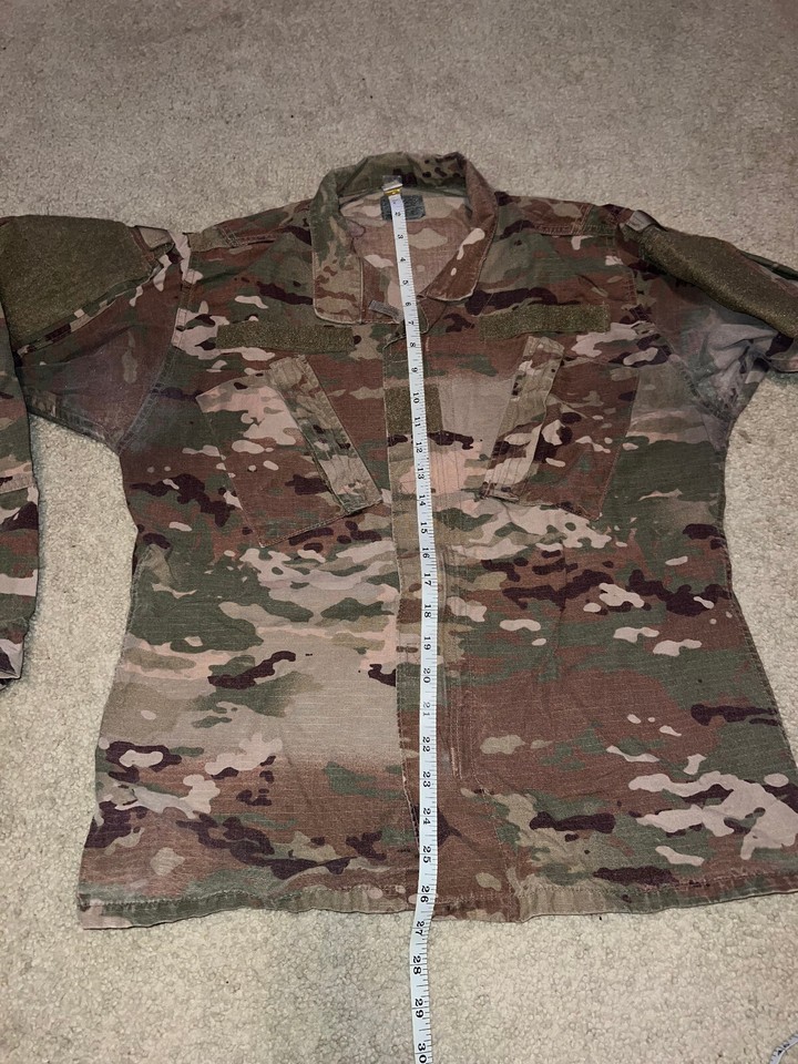 US ARMY - OCP COMBAT UNIFORM COAT - MULTICAM FR FLAME RESISTANT - SMALL ...