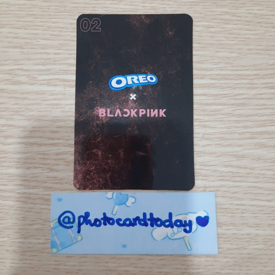 BLACKPINK OREO LIMITED EDITION OFFICIAL PHOTOCARD PC KPOP IDOL BLINK ...