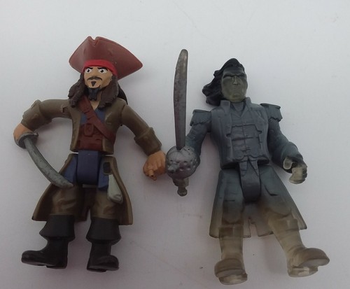 Disney Jack Sparrow Pirates Caribbean Spin Master And Imaginext Capt ...