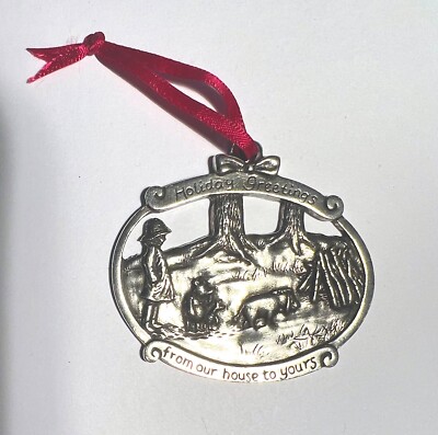 Disney Classic Winnie The Pooh Danforth Pewter Christmas Ornament | eBay