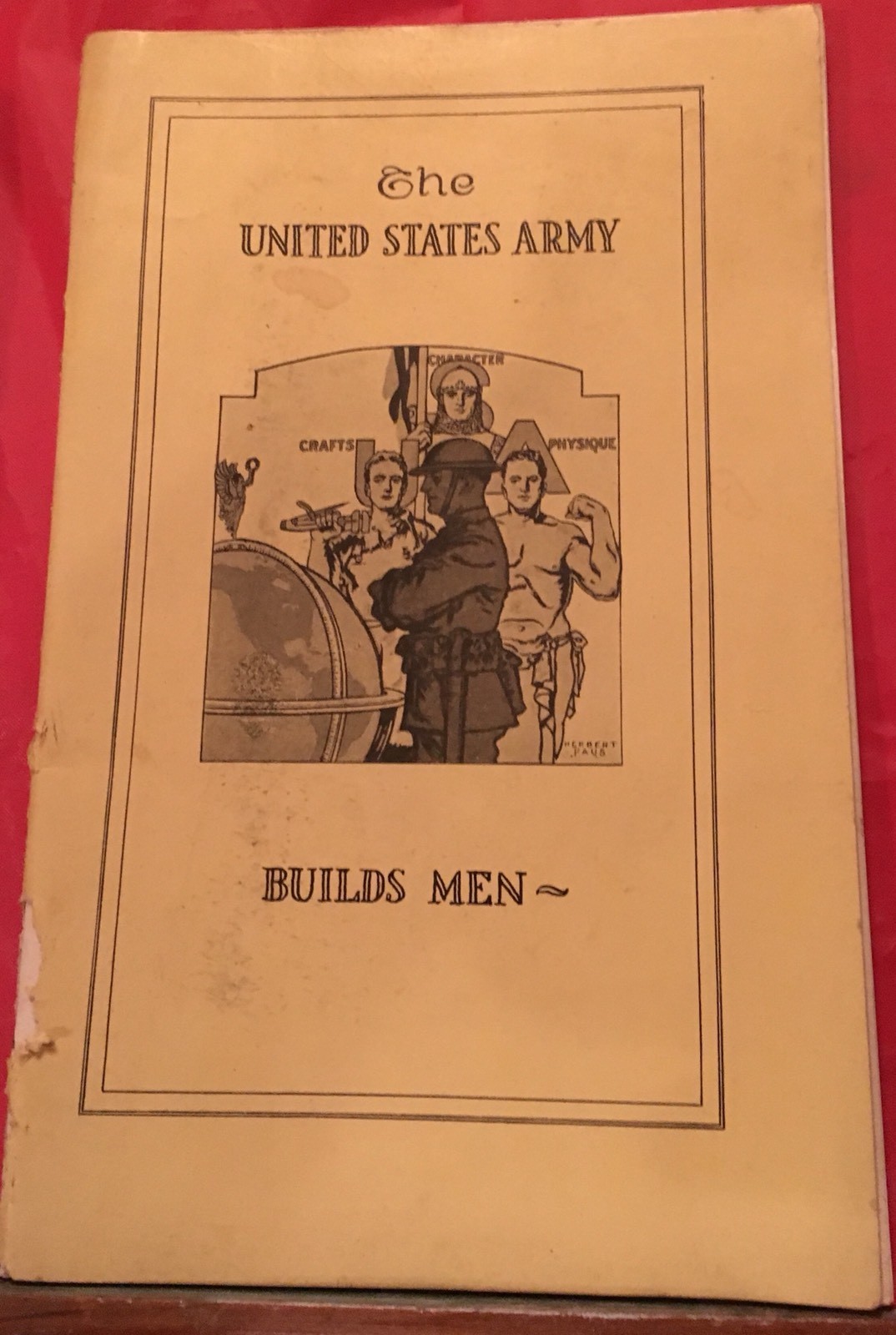 Original 1926 The United States Army Builds Men - Career Recruiting ...