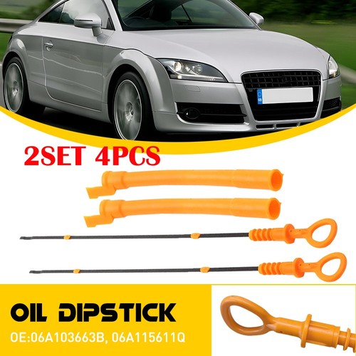 4X 06A103663B FOR 1999-05 Volkswagen Beetle 1.8L Oil DipStick Oil Dip ...