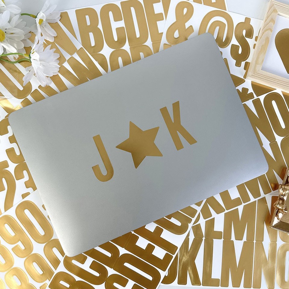 12 Pcs Letter Labels Stickers Number Stickers, Alphabet Adhesive | eBay ...