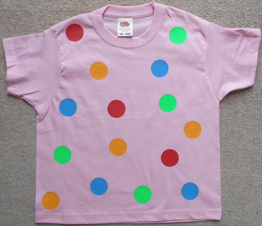 New Boys Girls Spotty Dotty Children T-Shirt Tee in many colours. Need ...