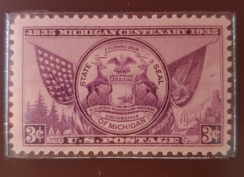 Michigan Statehood Stamp November 1, 1935 | eBay