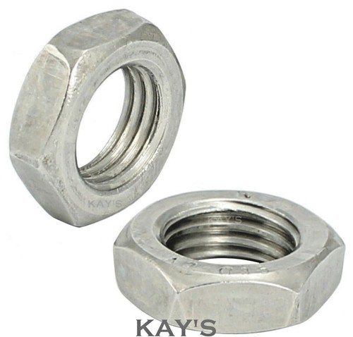 FINE THREAD PITCH HALF NUTS HEXAGON THIN LOCK NUT METRIC A2 STAINLESS ...