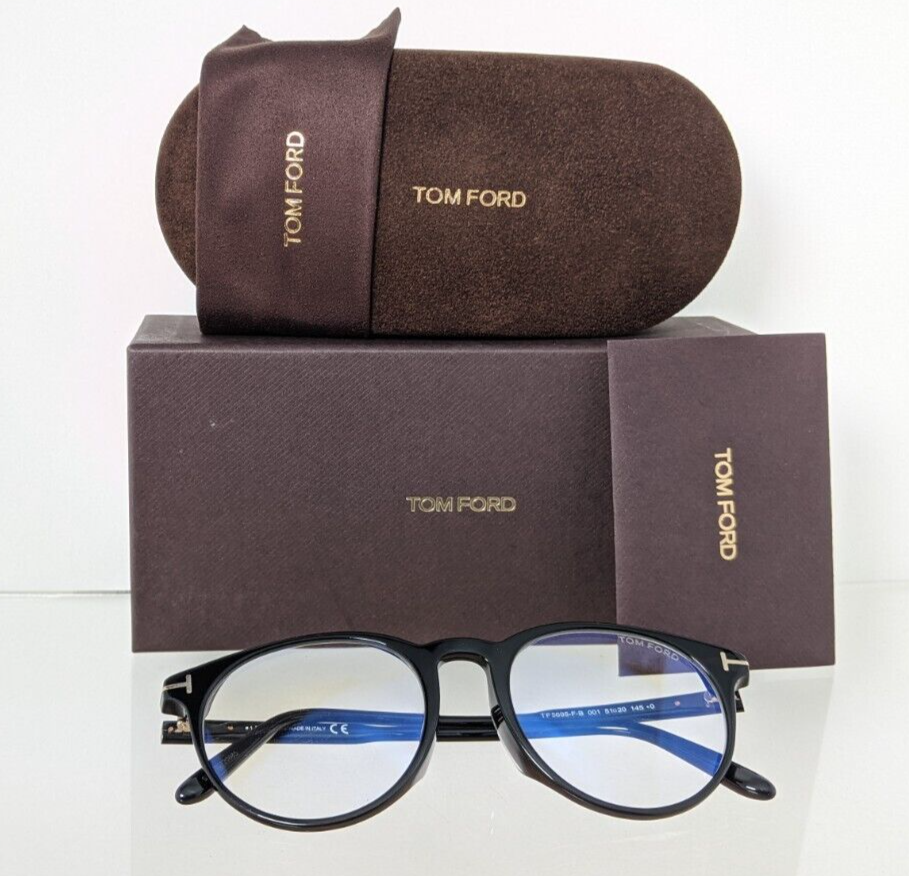 New Authentic Tom Ford TF 5695 Eyeglasses 001 Frame FT 5695-F-B 51mm ...