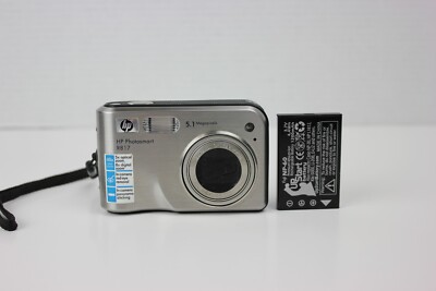 HP Photosmart R817 5.1MP Compact Digital Camera Silver Metal Tested | eBay