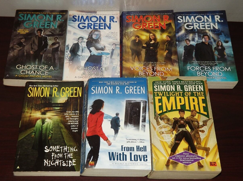 Lot of 8 books by Simon R. Green PB Ghost Finders, Twilight of the ...