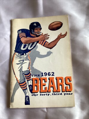 1962 Chicago Bears Media Guide Very Good Condition | eBay