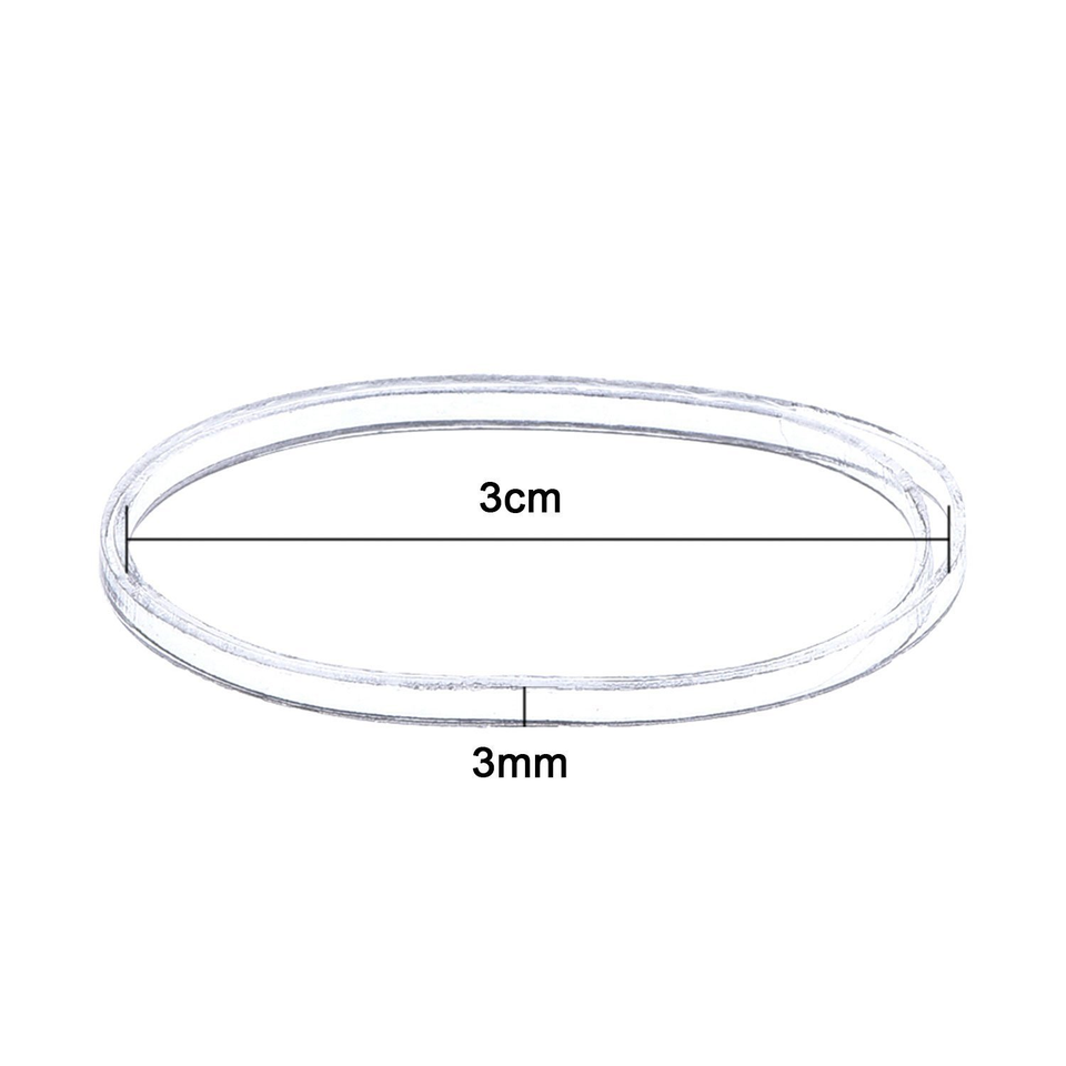 3 Mm Clear Elastic Bands Hair Rubber Bands, 500 Pieces | eBay
