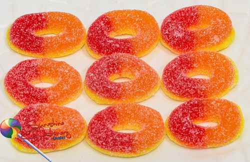 SOUR PEACH RINGS LOLLIES - 1.5 KG - Trolli Sour Sweets & Treats | eBay