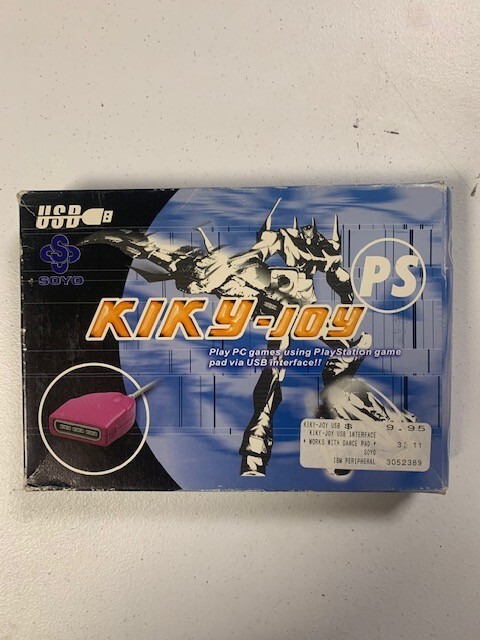 Soyo Kiki-Joy PS Playstation 1 Controller Adapter Cable to PC USB port ...