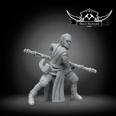 Rey Scavenger - Star Wars Legion compatible 3D Printed Resin Miniatures ...