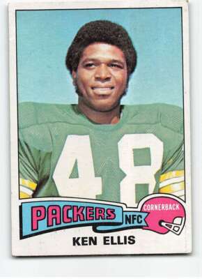 1975 Topps #389 Ken Ellis VG/EX Very Good/Excellent Packers ID:121548 ...