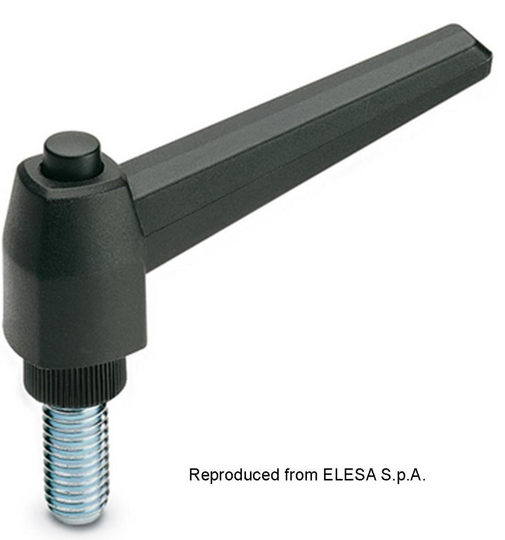 ELESA MRX P-M10x30 Adjustable Handle M10 thread Machine Control 142221 ...