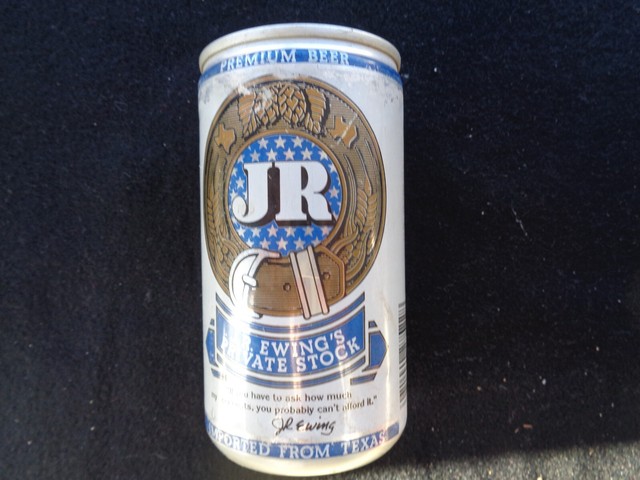 1980 Jr Beer Can J.r. Ewing's Private Stock 12oz Aluminum Empty Pull ...