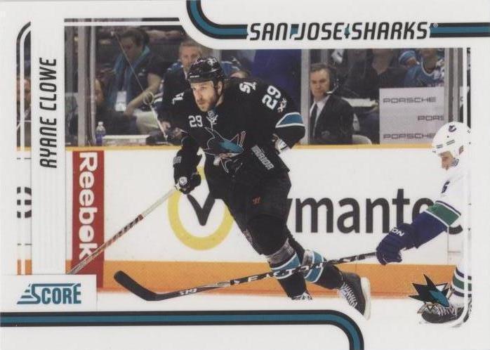 2011-12 Score - Ryane Clowe #384 Glossy for sale online | eBay