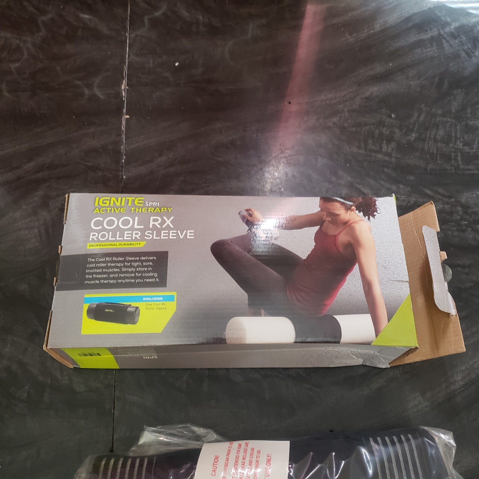 SPRI Ignite Cool RX Roller Sleeve for Foam Roll Cooling Therapy 07-71493 Black | eBay