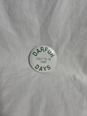 Darfur MN Pinback | eBay