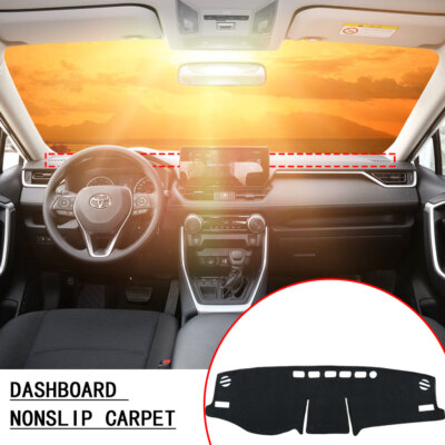 For 2019-2024 Toyota Rav4 Anti slip Black Car Dashboard Pad Dash Cover ...