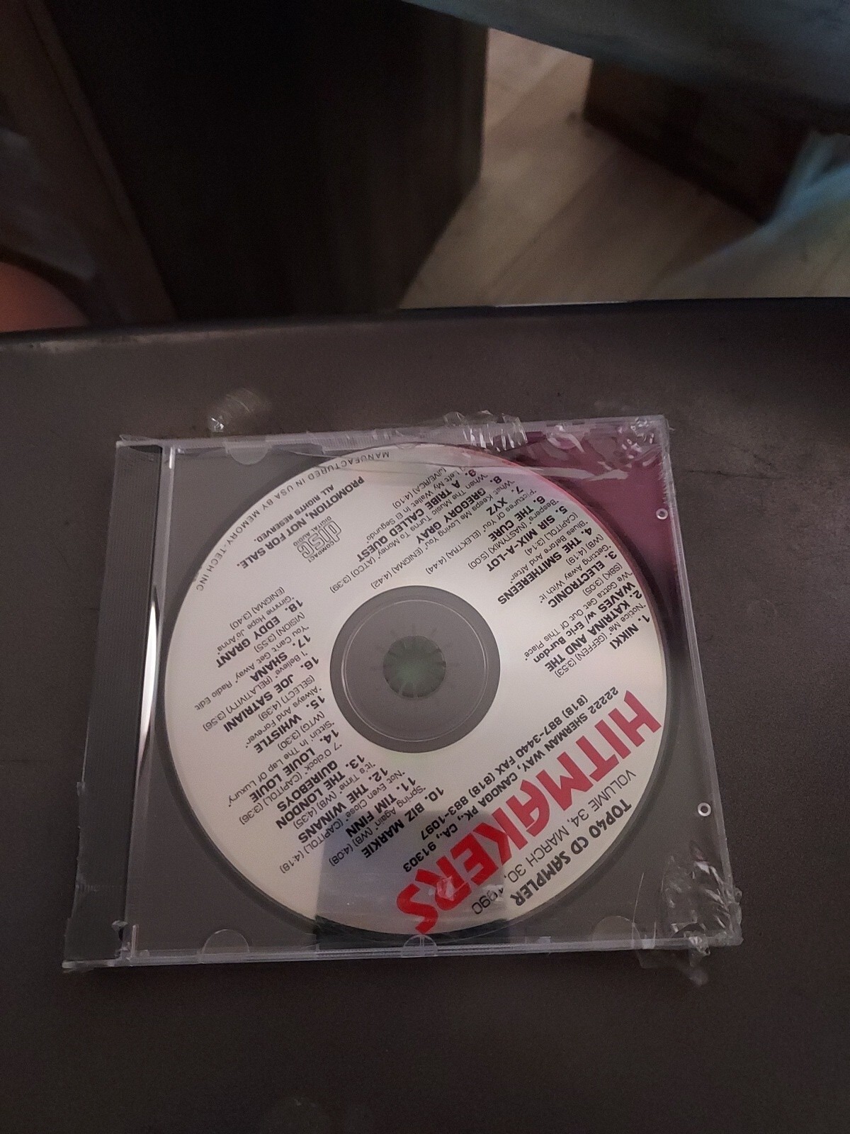 HITMAKERS TOP 40 CD SAMPLER VOLUME 34, MARCH 30, 1990 BRAND NEW SEALED ...