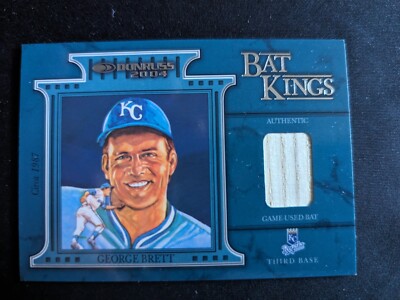 2004 Donruss Bat Kings Relic 65/100 George Brett #BK-6 HOF, KC Royals ...