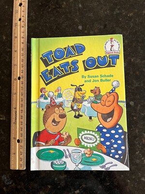 Dr Seuss beginner book Toad eats out by Susan Schade Hardcover book #3 ...