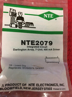 NTE2079 Integrated Circuit 7-stage Darlington Transistor Array 16-lead DIP | eBay