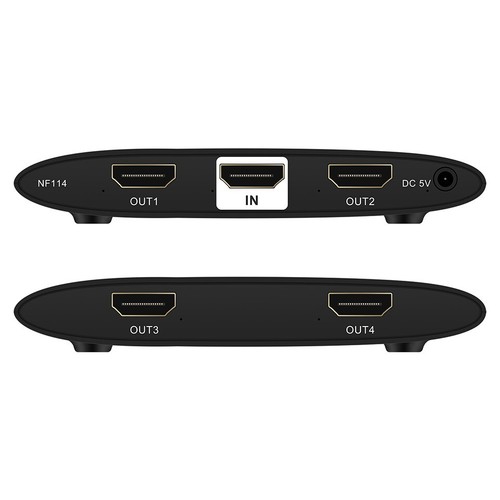 HDMI Splitter 1x4 4-Port Repeater Splitter Amplifier 1x4 1 In 4 Out | eBay