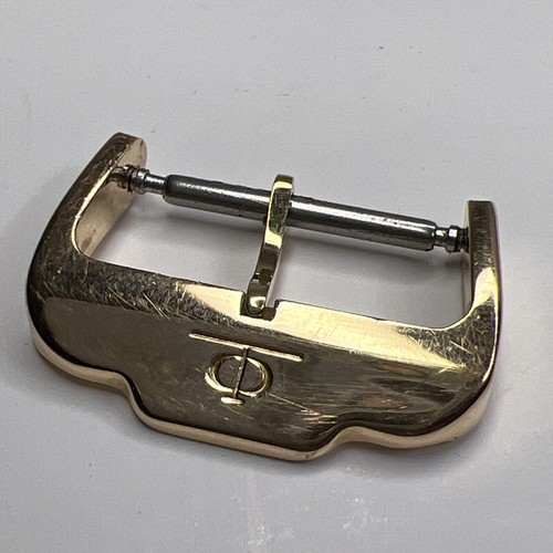 Authentic Baume Mercier 16mm 750 Yellow Gold Tang Clasp Buckle | eBay