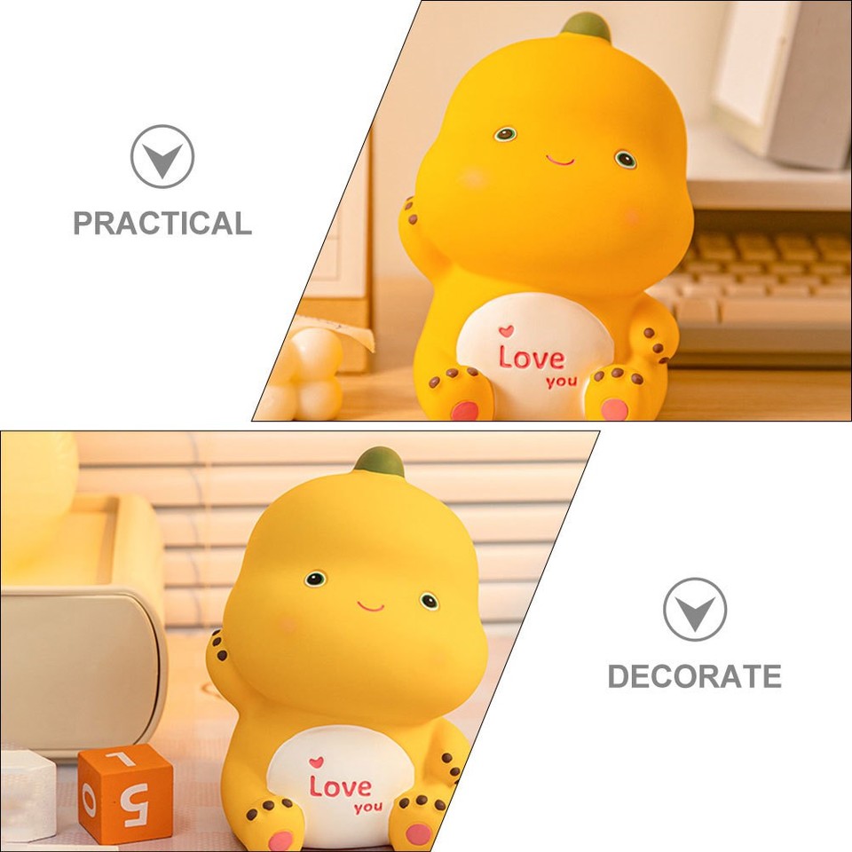 Cartoon Dragon Piggy Bank Vivid Dragon Vinyl Piggy Bank Dragon Statue ...