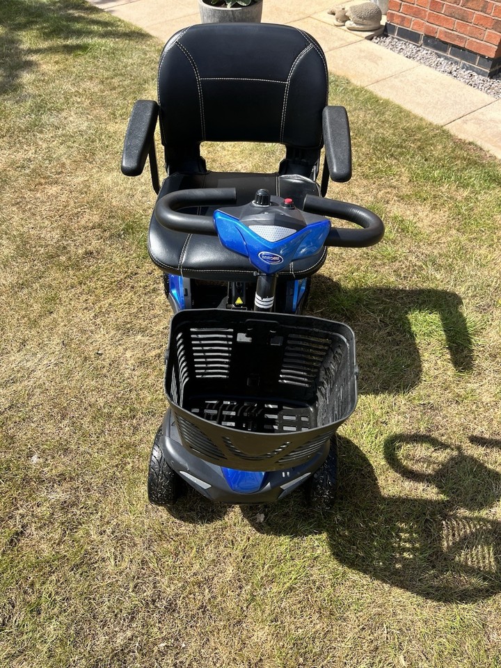 Invacare mobility Scooter, , Sapphire Blue , good condition , 2 new ...
