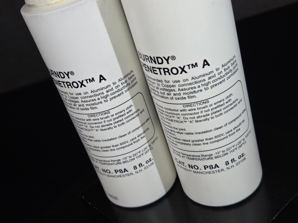 (QTY 2) BURNDY PENETROX A ELECTRICAL JOINT COMPOUND 8 FL oz FAST SHIP!💨 ...