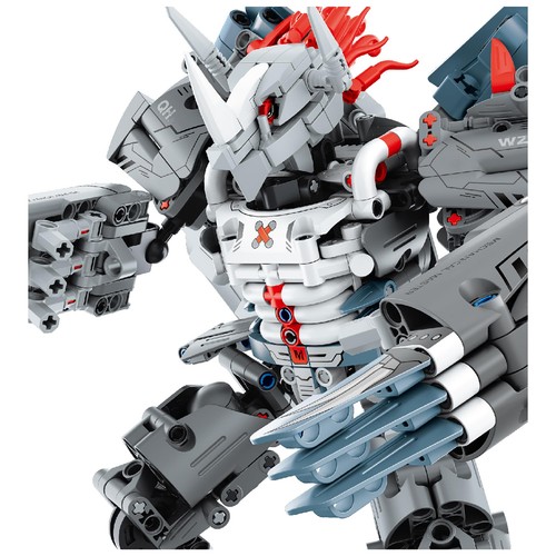 : Mechanical Master - Mecha Blue/Grey - 965pcs - Bricks Robot Model ...