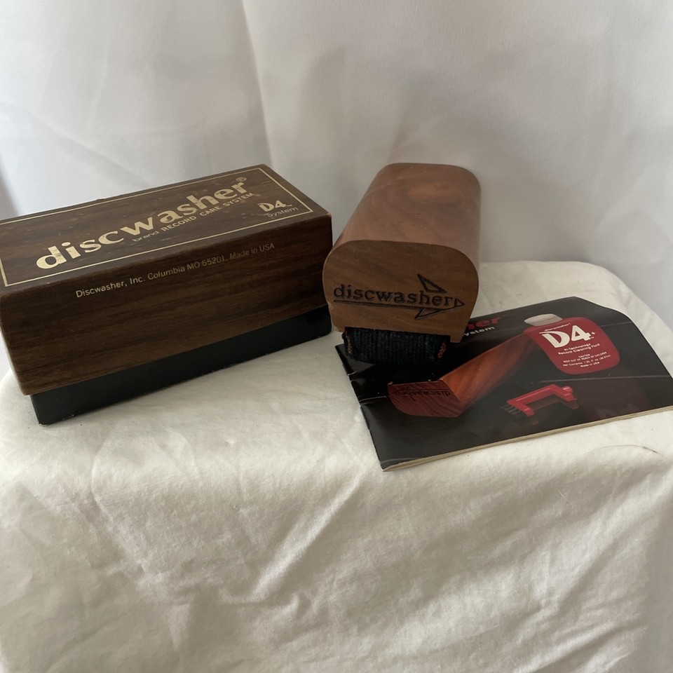 Discwasher Record Cleaner Brush in the Box w booklet | eBay