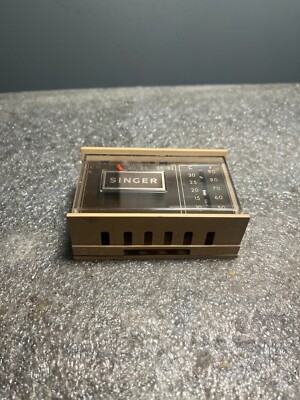 Singer 50-90°F Vintage Thermostat 678 228 | eBay