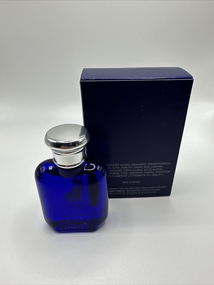 Polo Blue Cologne Perfume Ralph Lauren 0.5 oz 15 ml EDT Splash For Men ...