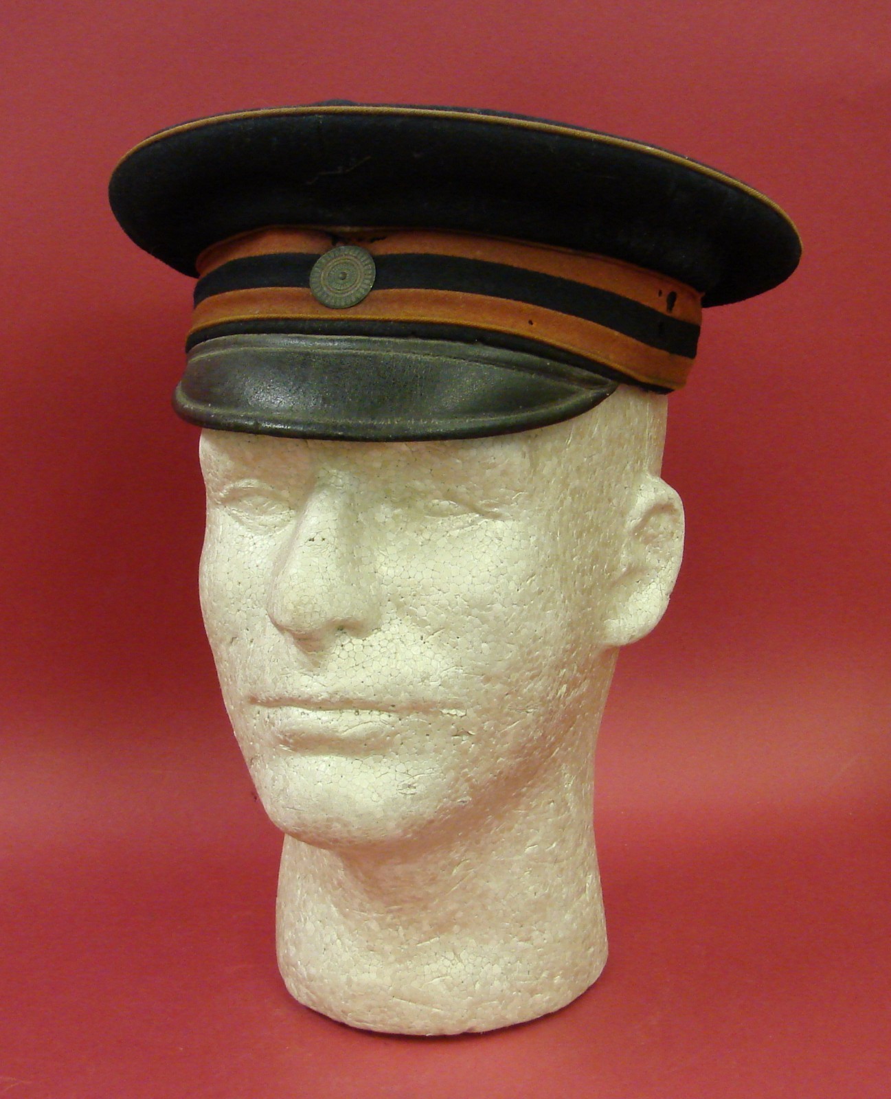 IMPERIAL GERMANY Postman Visor Hat Prussian WW1 era ORIGINL German ...