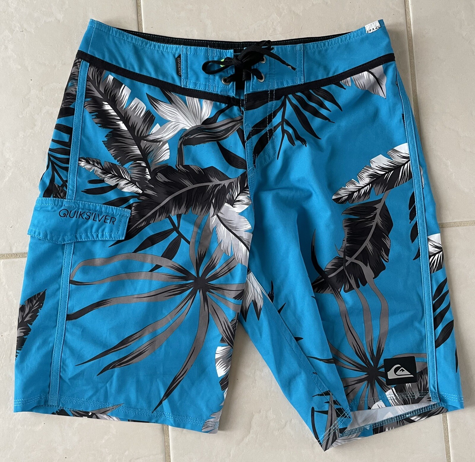 Men’s Swimwear Quicksilver Blue Floral Men’s 29 - Gem