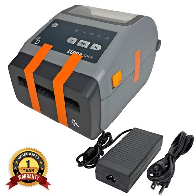 Best Selled🔥Zebra ZD621 DT Label Printer Cutter LAN BT🔥Expertly ...
