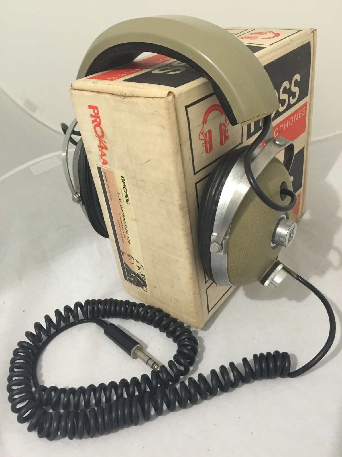 Koss Pro4Aa Professional Headphones Pro 4Aa Very Rare Vintage 1970 Good ...