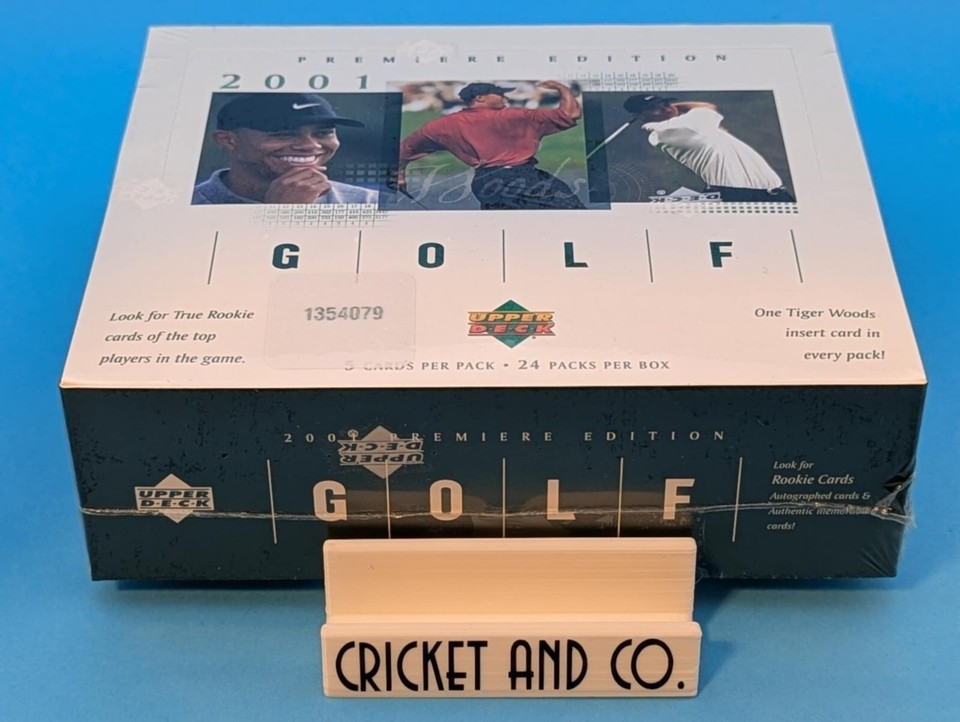 2001 Upper Deck Golf Hobby Box Factory Sealed Tiger Woods Rookie | eBay