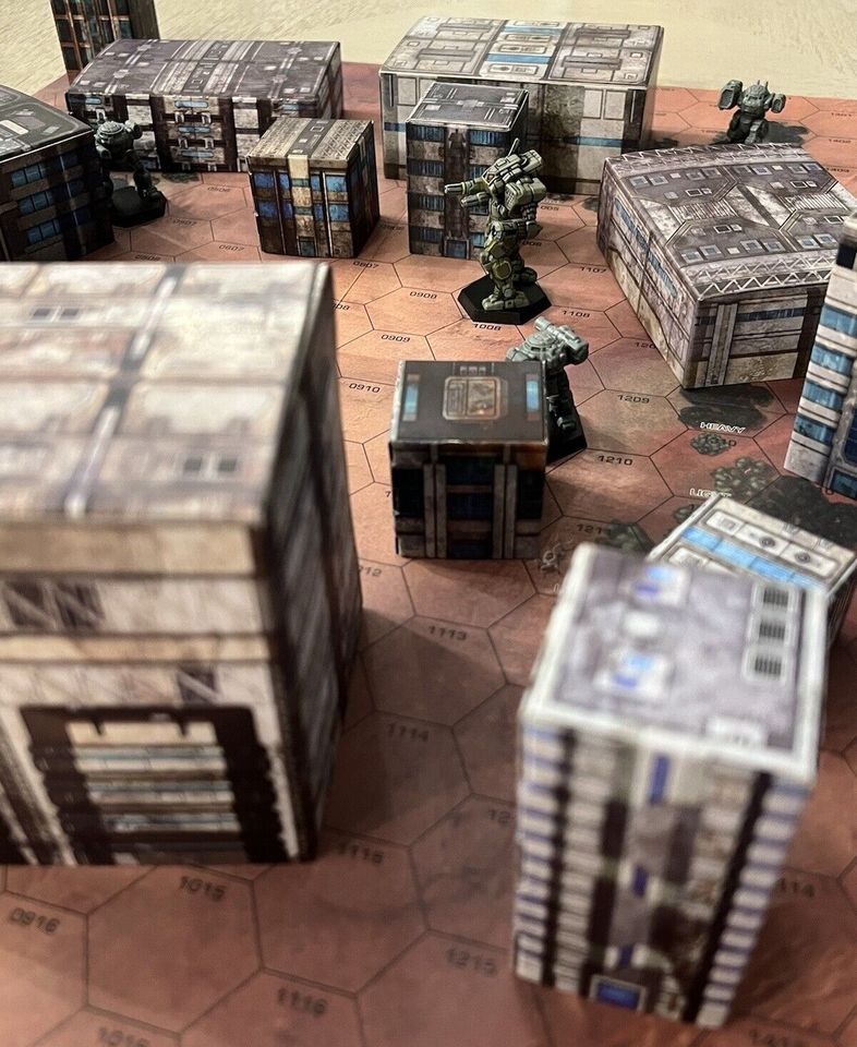 BATTLETECH -Alpha Stike box set- Complete Set of 15 fold-up cardboard ...