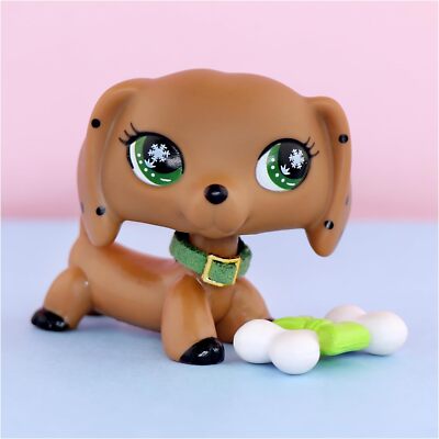 Littlest Pet Shop lps Dachshund Dog Snow Eyes LPS Figure with LPS ...
