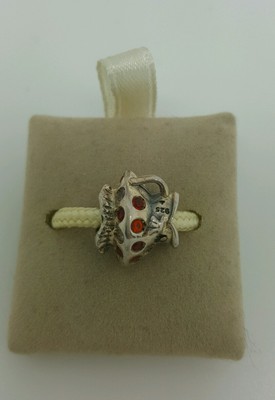 AUTHENTIC NEW CHAMILIA ANGEL FISH ORANGE AND CLEAR CZ STERLING SILVER ...